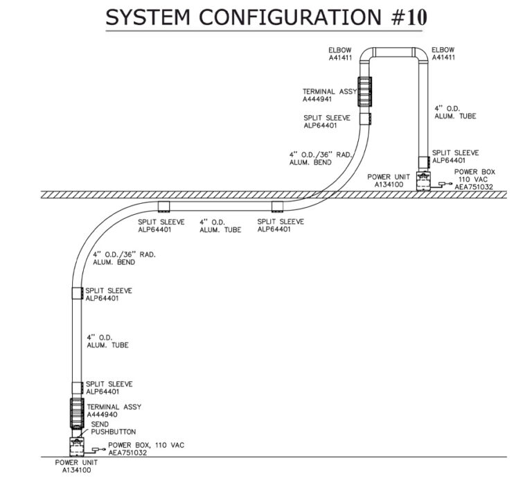 The KEL2020 "Complete" Pneumatic Tube System DIY KIT